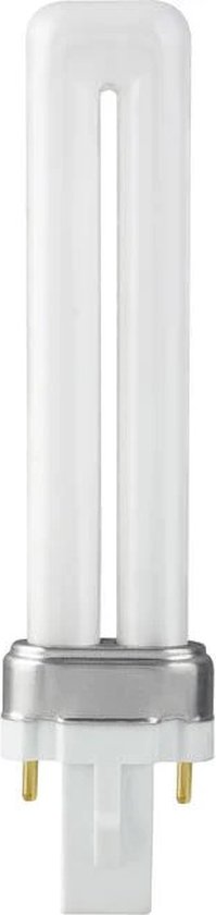 PL-S | G23 Fitting | 7W | 830 Warm Wit | Opaal | 2-Pin | bol