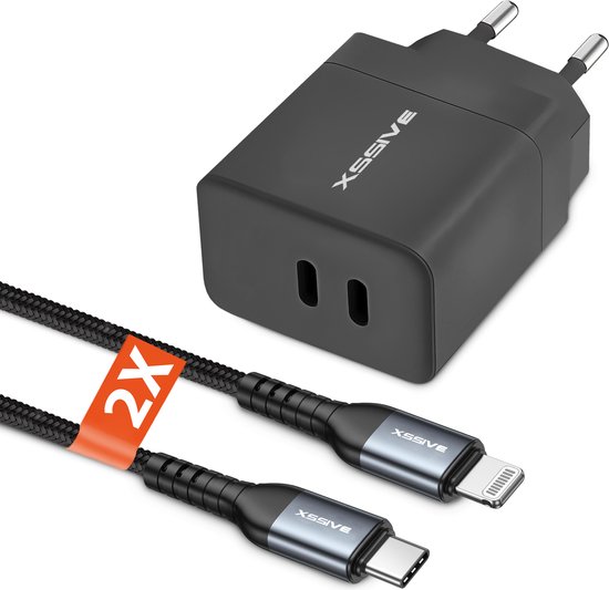 Auto Disconnect Oplader Set - Geschikt voor USB-C naar Lightning Kabels ...
