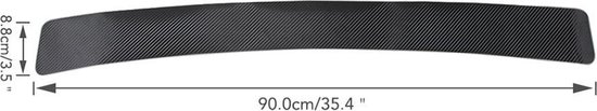 Kofferbak Bescherming - Beschermlijst Achterbumper - Auto - Carbon ...