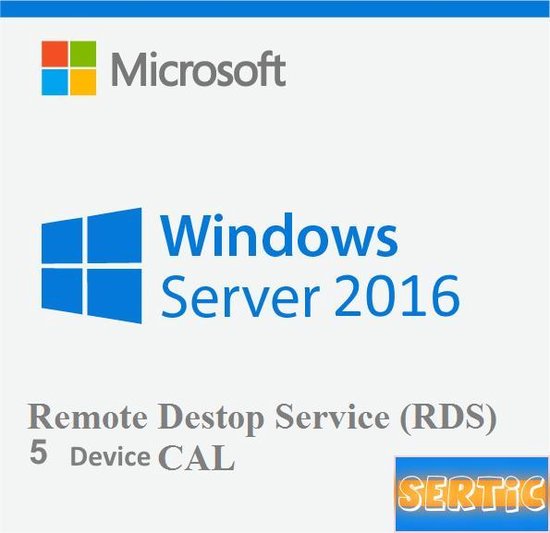 Microsoft Windows Server 2016 - 5 RDS Device CALs | bol.com