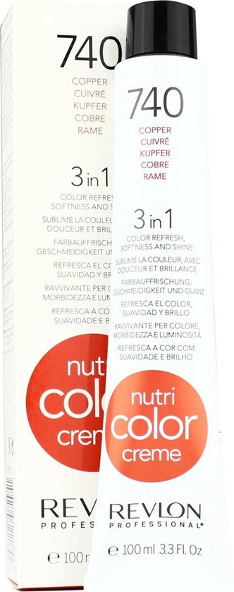 Revlon - Nutri Color Creme - 740 Copper - Tube 100 ml | bol