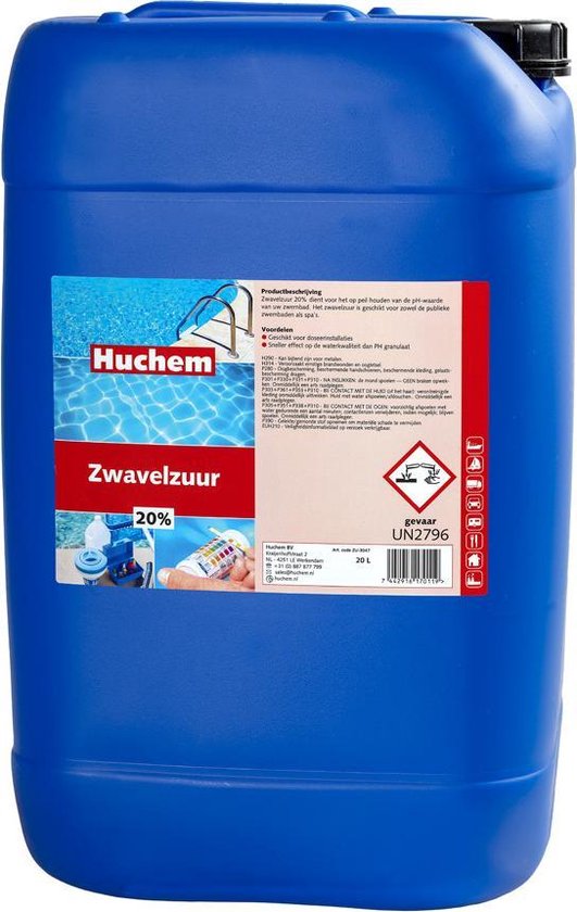 Zwavelzuur 20% - Can 20L | bol