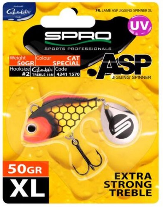 Spro ASP Spinner XL Cat Special 35gr | Kunstaas | bol