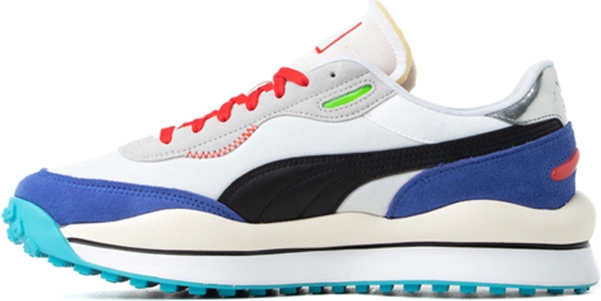 Puma Style Rider 020 Wit Blauw Schoenmaat EU : 43 | bol.com