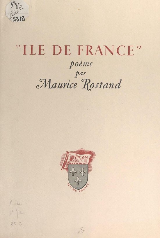 Île de France (ebook), Maurice Rostand | 9782307023180 | Boeken | bol