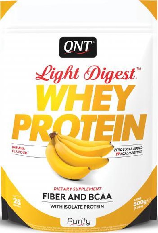 Qnt Light Digest Whey protein banana | bol.com