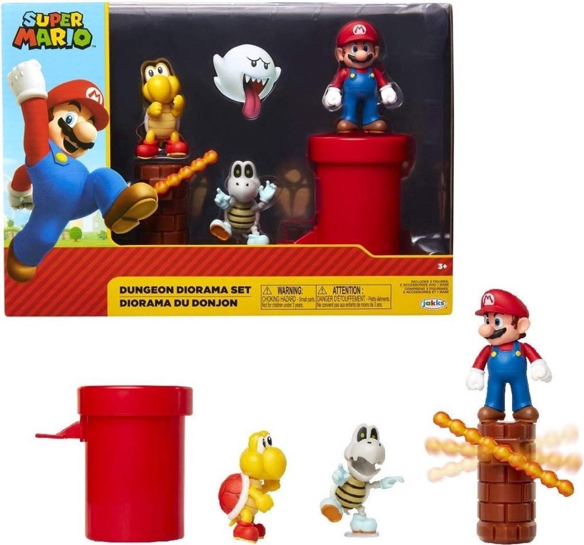 Super Mario Action Figure Set - Dungeon Diorama | bol.com