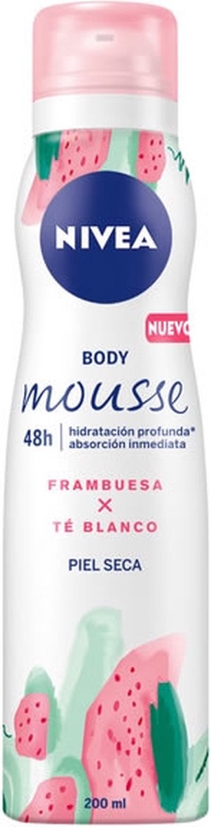 Nivea Body Mousse Hidratacion Profunda Frambuesa 200 Ml | bol.com
