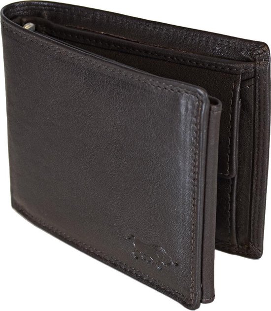 Portemonnee Heren - Donkerbruin – Echt Leer | bol