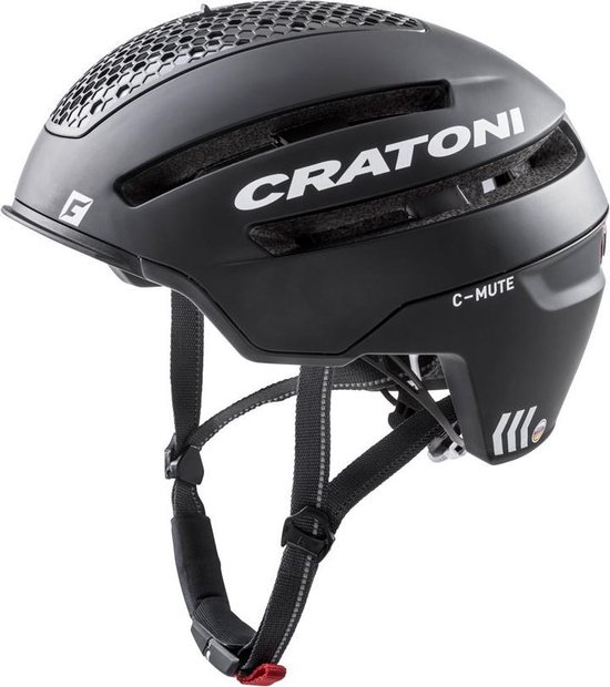 Cratoni C-Mute Fietshelm - Maat M/L - (58-61cm) - Zwart | bol.com