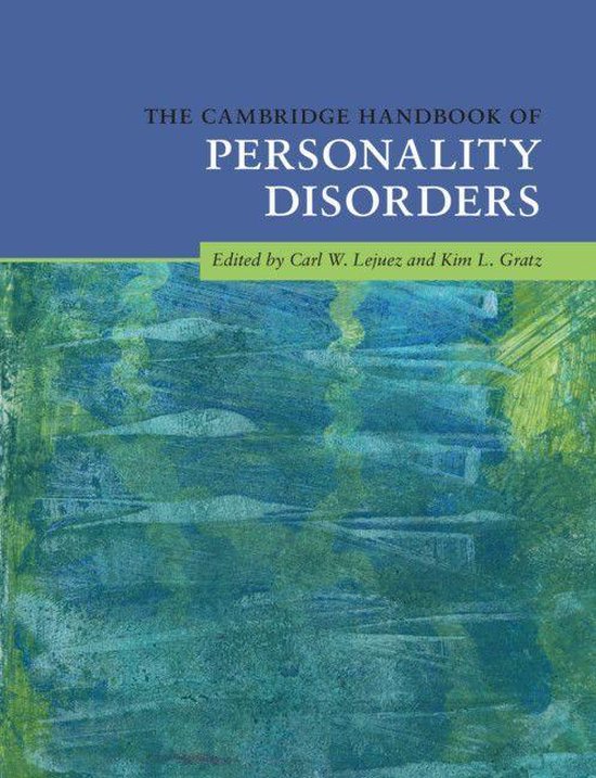 Cambridge Handbooks in Psychology - The Cambridge Handbook of Personality Disorders... | bol