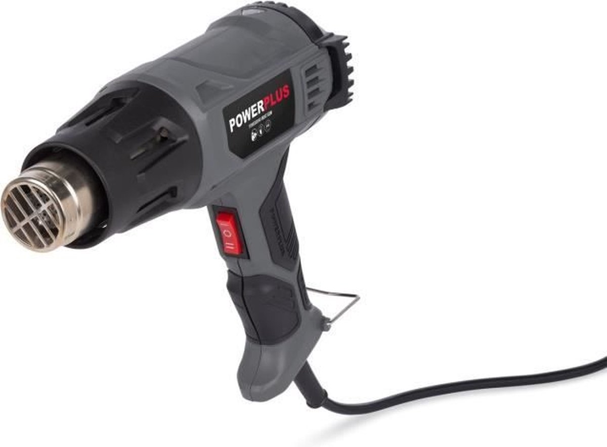 Powerplus POWE80040 Heteluchtpistool – 1600 W – Incl. 4 mondstukken ...