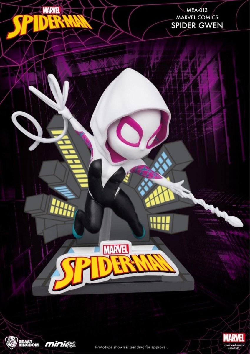 Beast Kingdom Marvel Comics: Spider-Man - Spider-Gwen Mini Egg Attack ...