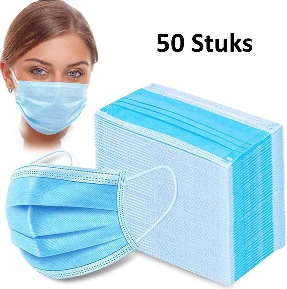 Mondkapjes - 3 Laags - Face Mask - Best Mask - Uitstekend Voor ...