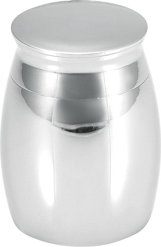 Mini urn rvs design zilver | bol