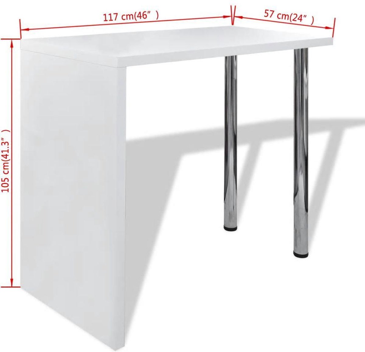 Bartafel (Incl anti kras viltjes) – Bar tafel - Hoge Tafel | bol.com