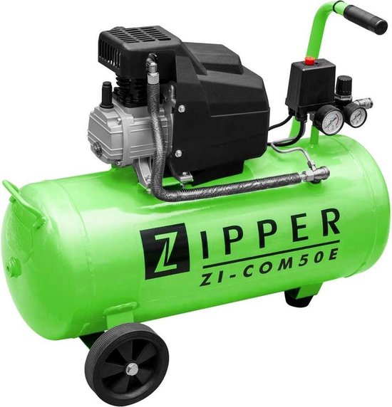 Zipper Compressor ZI-COM50E- 50L - 1100W - Max. 8 bar | bol
