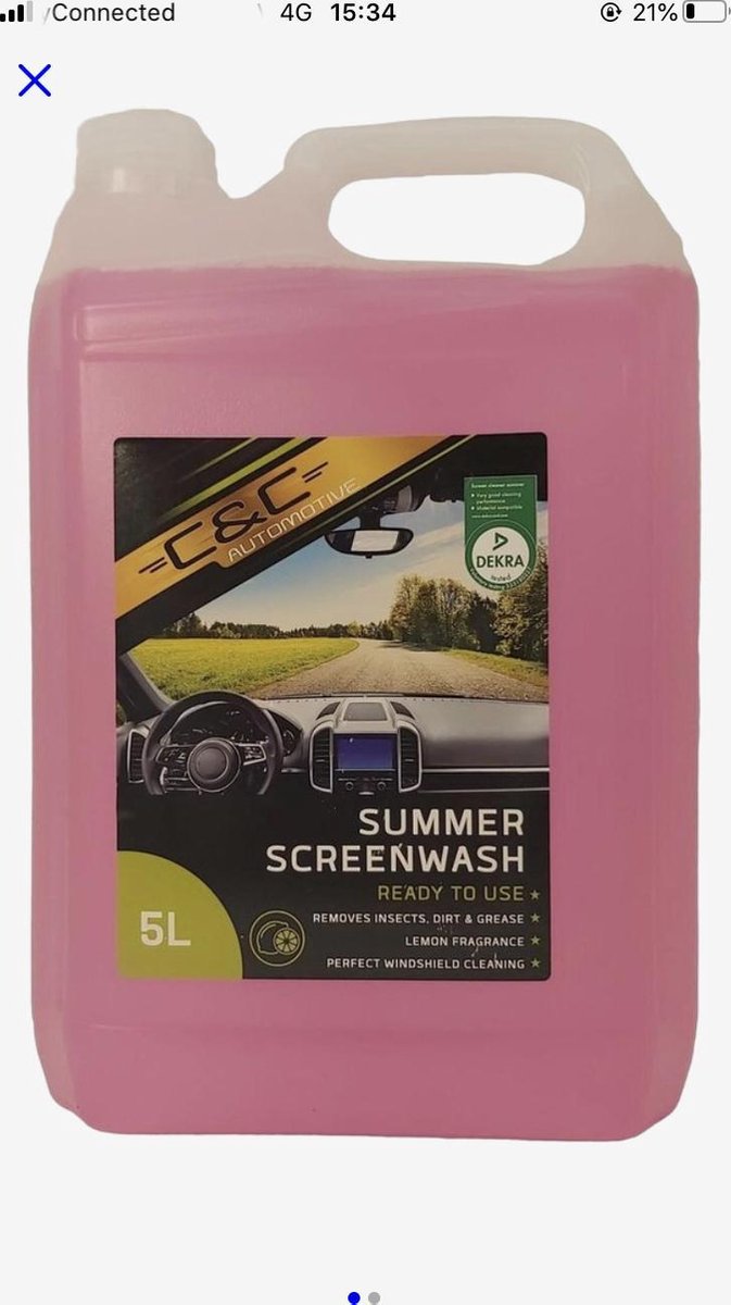 AANBIEDING*** - C&C Ruitenwisservloeistof , "Summer Screenwash" met ...