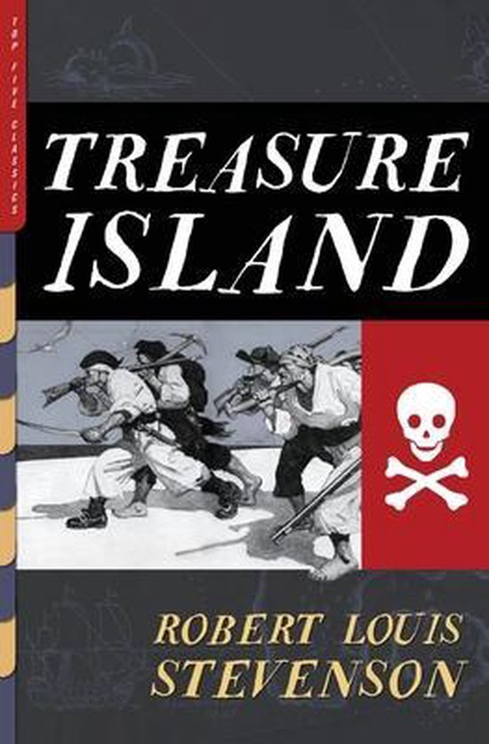 Top Five Classics- Treasure Island (Illustrated), Robert Louis ...