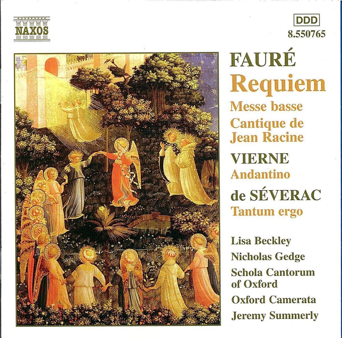 Faure: Requiem, etc / Summerly, Beckley, Gedge, et al, Gabriel Faure ...