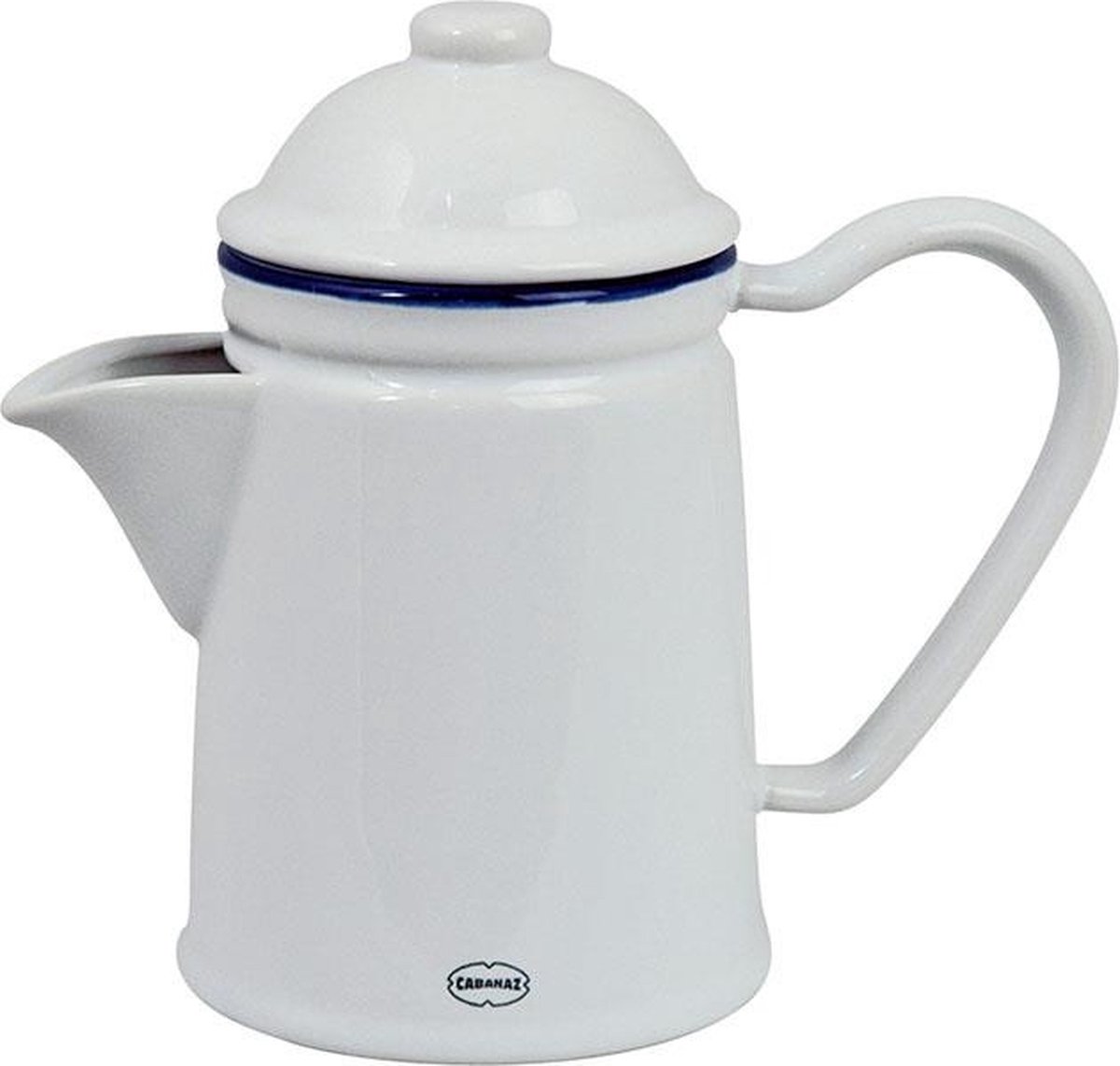 CABANAZ - kan, keramiek, TEA/COFFEE POT, 600 ml, wit | bol.com