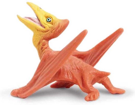 Safari Baby-pteranodon Junior 5 Cm Rubber Oranje/geel | bol.com