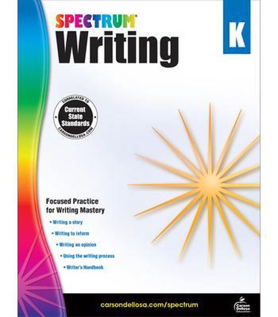 Spectrum Writing, Grade K, Spectrum | 9781483811956 | Boeken | bol