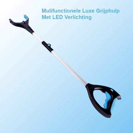 Grijper met Led Verlichting - Afvalgrijper - Grijphulp - Grijpstok ...