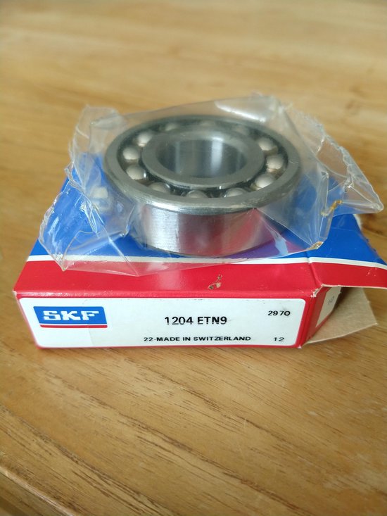 SKF 1204 ETN9 Inwendige diam.: 20 Uitwendige diam.: 47 Breedte: 14 mm ...