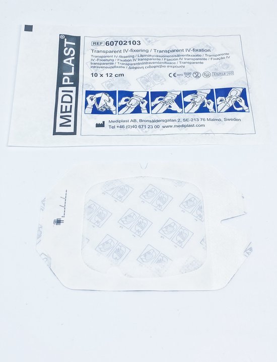 Mediplast IV fixatiefolie 10 x 12cm | bol.com