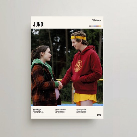 Juno Poster - Minimalist Filmposter A3 - Juno Movie Poster - Juno ...