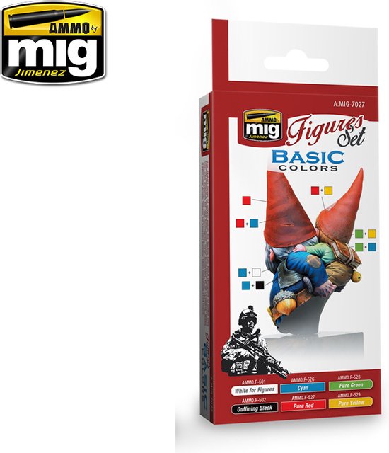 Mig - Basic Colors For Figures - modelbouwsets, hobbybouwspeelgoed voor ...