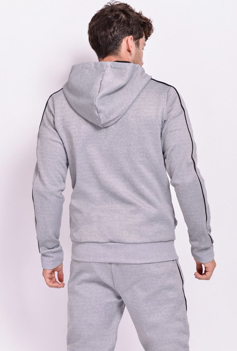 JC Blue Trainingspak Heren – Grijs Contrast - Tracksuit heren ...