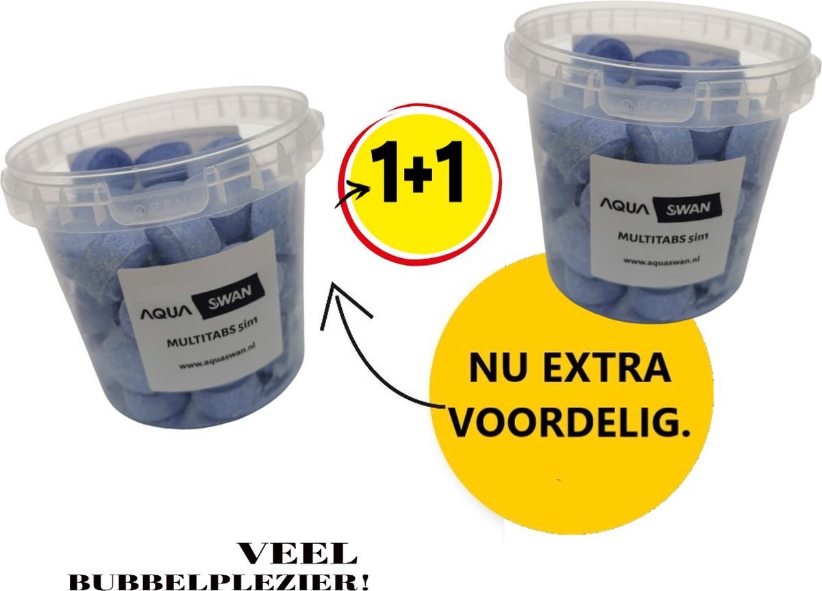 Zwembadonderhoud - MULTI-TABS 5-in-1 | 20 grams | 2 kg ...