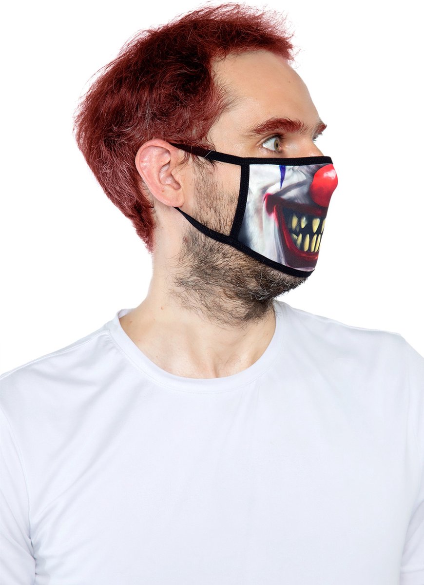 Creepy Clown Face Mask | bol.com