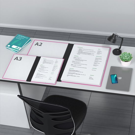 ACROPAQ Tekenmap A3 – 32 x 45 cm – Tekenetui met elastiek ...