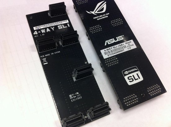 ASUS ROG NVIDIA 4 WAY SLI BRIDGE REPUBLIC OF GAMERS BRIDGE (60MC00T0 ...