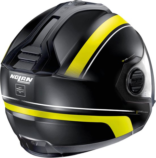 Nolan - Motorhelm - Jethelm - Zwart/ geel - Maat XXL | bol.com