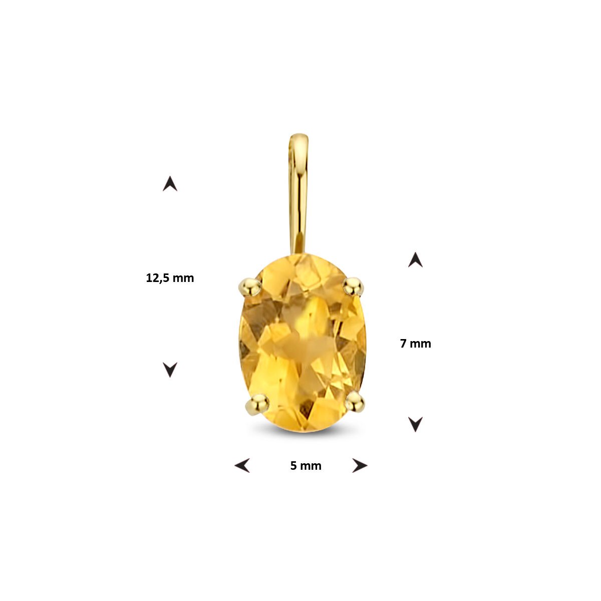 Cataleya Jewels Hanger Citrien Goud | bol.com