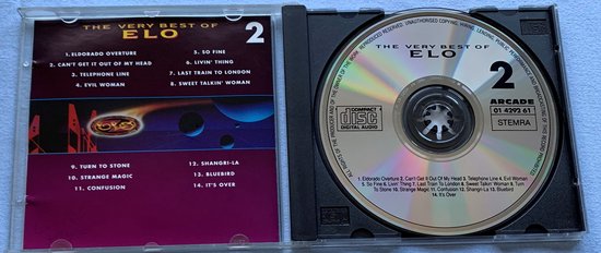 Electric Light Orchestra – The Very Best Of ELO 2 1990 CD, Elo | CD ...