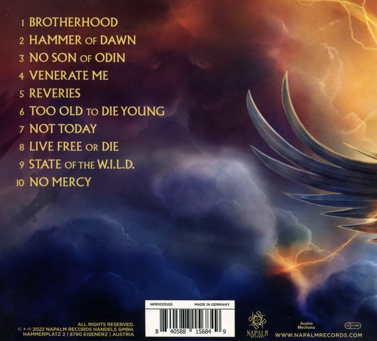 Hammerfall - Hammer Of Dawn (CD), Hammerfall | CD (album) | Muziek | bol