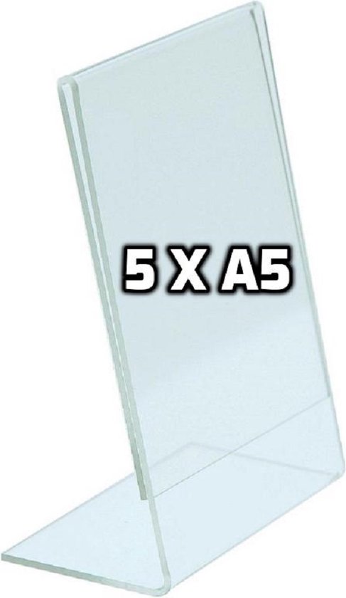 Format A5 Porte-menu en L Menu standard Porte-brochures Porte-brochure ...