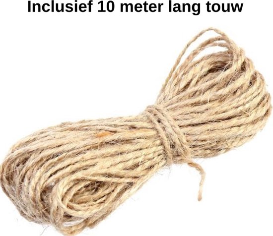 Cadeaulabels - 100 Stuks Kartonnen Cadeau Labels Inclusief Touw | bol