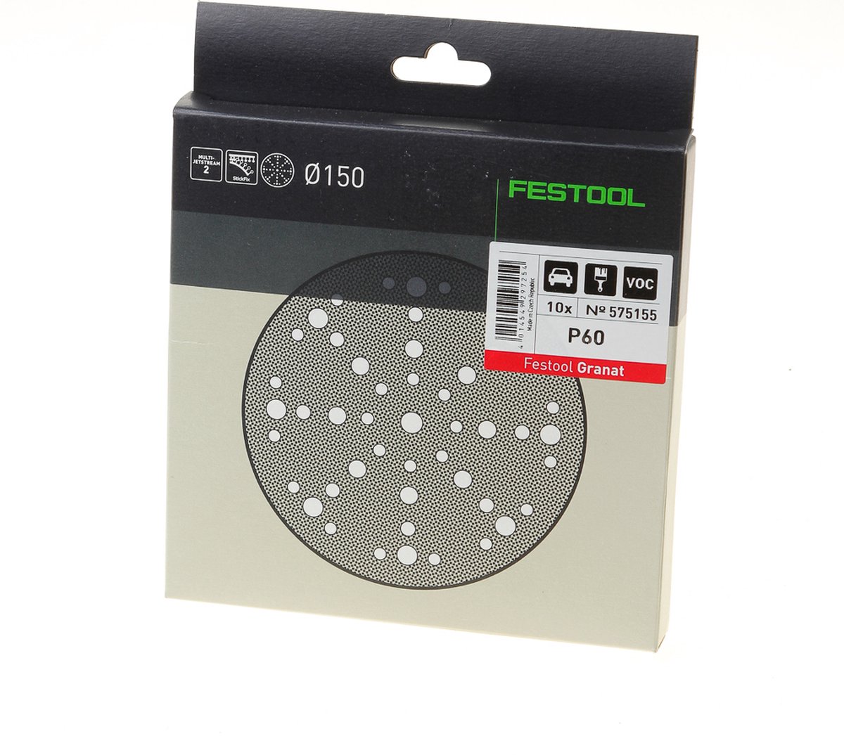 Festool 575155 STF D150/48 P60 GR/10 Schuurschijven - 150 x P60 (10st ...