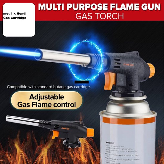 Cyclone Flame Gun Welding Gas Torch Lighter Heating Ignition Butane ...