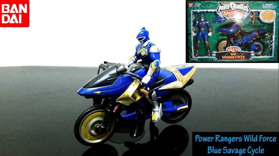 power rangers wild force blue savage cycle | bol.com