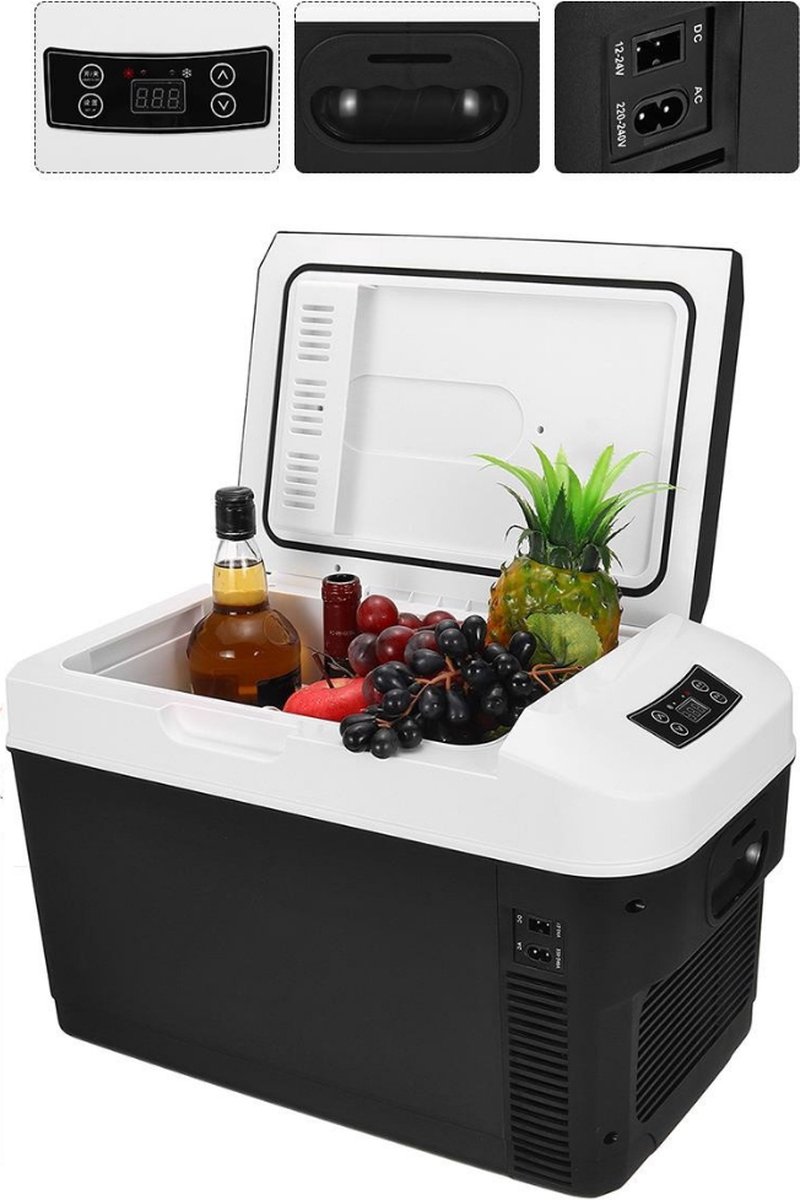Manzibo 20L Mini Koelkast - Koelbox - 12V - Auto Koelkast - Koelbox ...