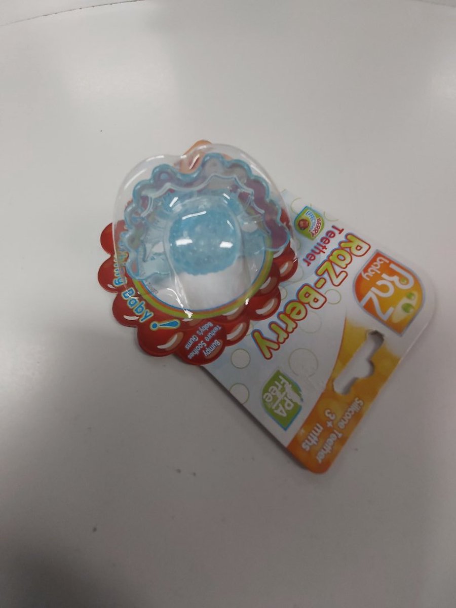 RAZ Baby , Raz-Berry teether , bijring , silecone , | bol.com