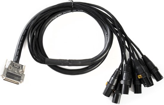 MUSIC STORE Multicore/Studio 8/ DB25-XLRm 1,5m / D-Sub 25 > XLR male ...