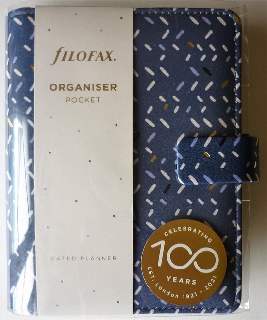 Filofax Indigo Pocket (14,5 x 12,7cm) Frost | bol